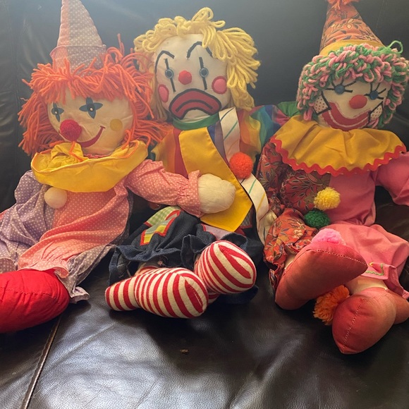 Other | Vintage 198s Collectible Clown Dolls | Poshmark